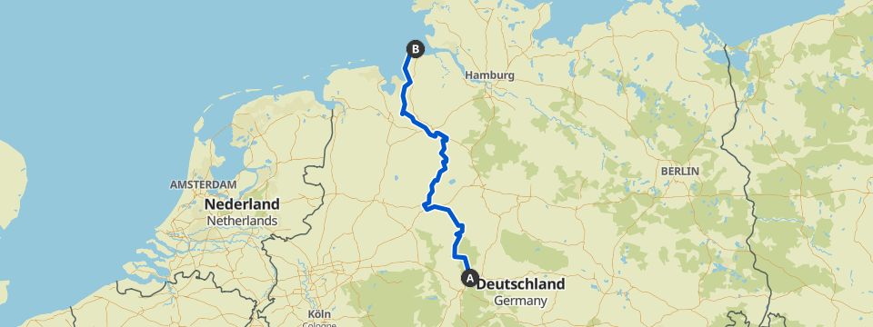 The Weser Cycle Path — from the Weserbergland to the North Sea